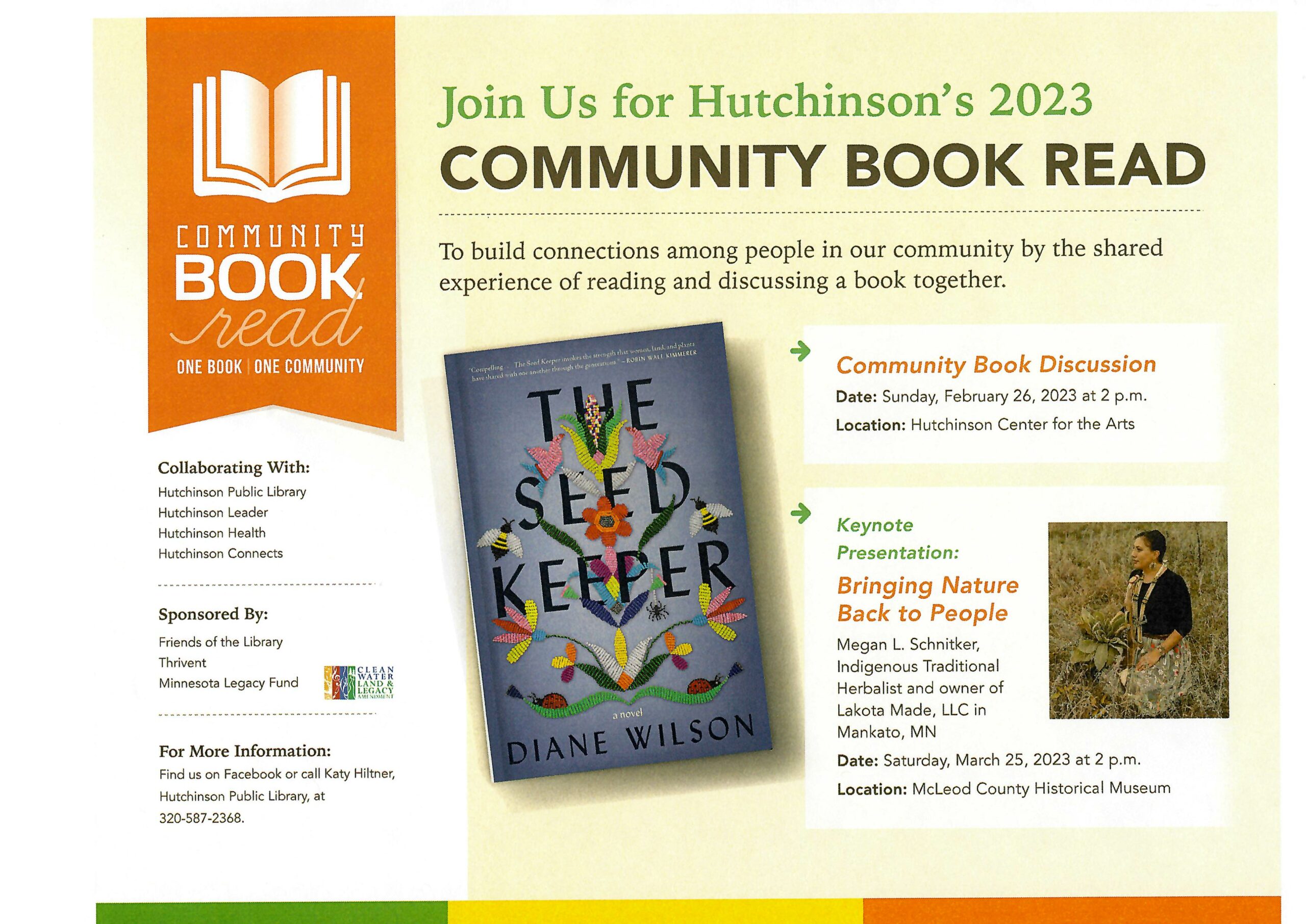 Hutchinson Public Library | One Book, One Community